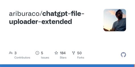 Github Ariburacochatgpt File Uploader Extended