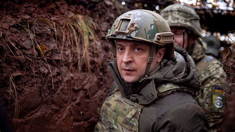 Fact Check Volodymyr Zelenskyy Pictured In Uniform In Donbas In 2021