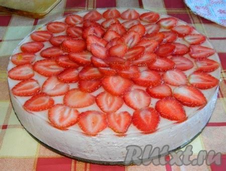 Клубничный торт с творожным кремом: 12 фото в рецепте