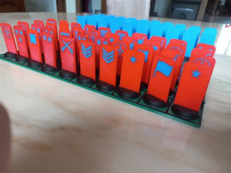 Stratego Like Board Game Complete Set Free 3d Print Model Makerworld