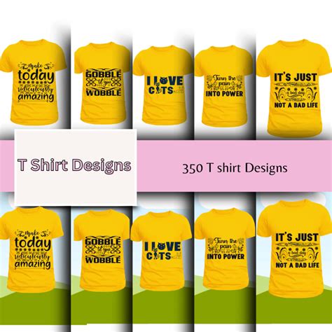 350 T Shirt Designs Masterbundles