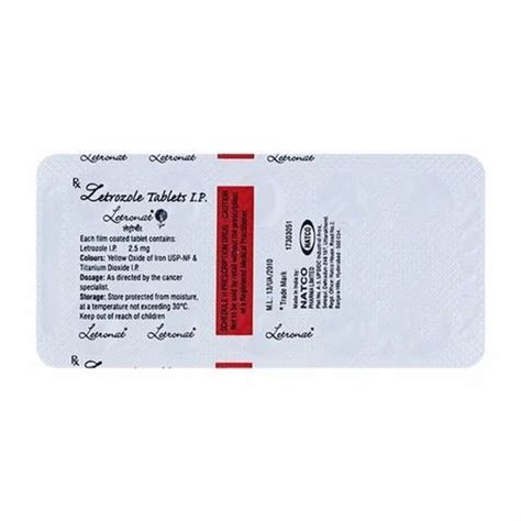 Letronat 2 5mg Tablet At Best Price In New Delhi By Modern Times