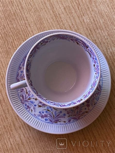 Рельефа чайна пара Лфз 119040217 купити Violity