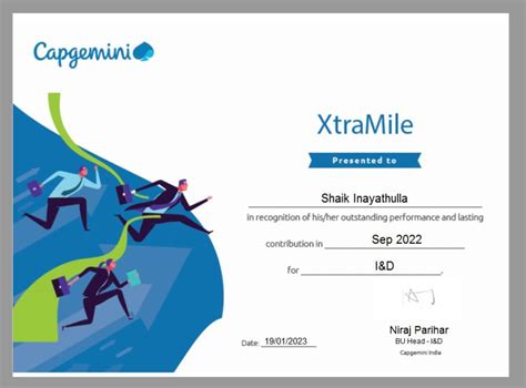Shaik Inayathulla On Linkedin Thank You Capgemini 18 Comments