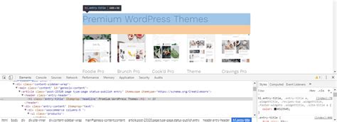 Use Inspect Element To Troubleshoot Styles Feast Design Co