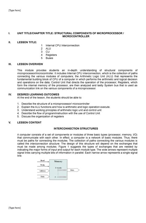 module 2 structural components of microprocessor i unit title