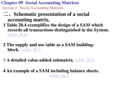 Ppt Chapter 9 Social Accounting Matrices 社会核算矩阵 Powerpoint Presentation Id5171580