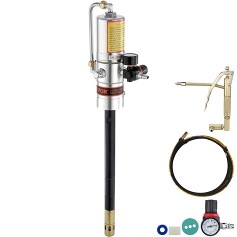 Vevor Grease Pump 501 Pressure Ratio Air Operated Grease Pump With 13