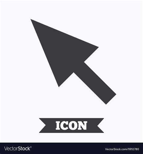 Mouse Cursor Sign Icon Pointer Symbol Royalty Free Vector