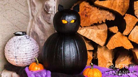 Black Cat Pumpkins Crafts By Amanda Halloween Crafts