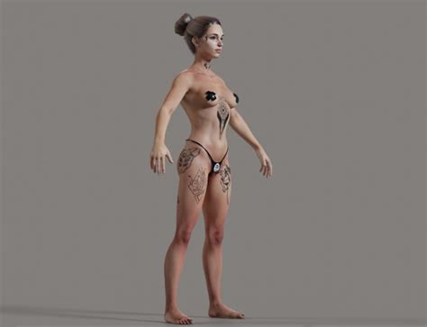 Colorize Your Dcharacter Model With Realistic Texture Pbr Texture K Nsfw Model By Alsehyurme