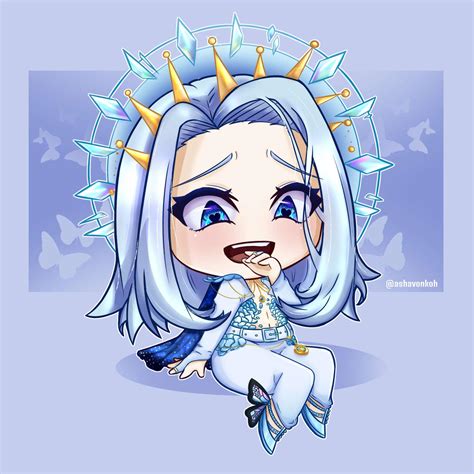 Amalee Monarch Vtuber Chibi Fanart By Ashavonkoh On Deviantart