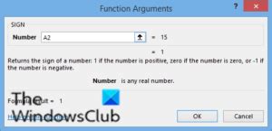 How To Use The SIGN Function In Excel