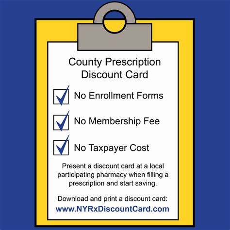County Prescription Discount Cards Save Money For Residents