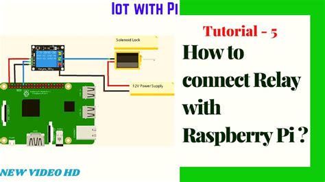 Tutorial 5 How To Interface Relay With Raspberry Pi Iot Tutorials Youtube