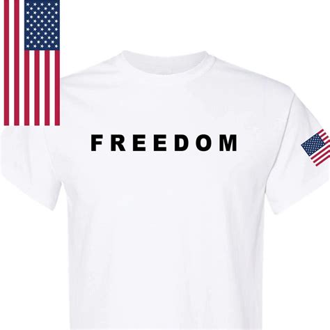 Charlie Kirk Freedom Shirts Made In Usa Etsy