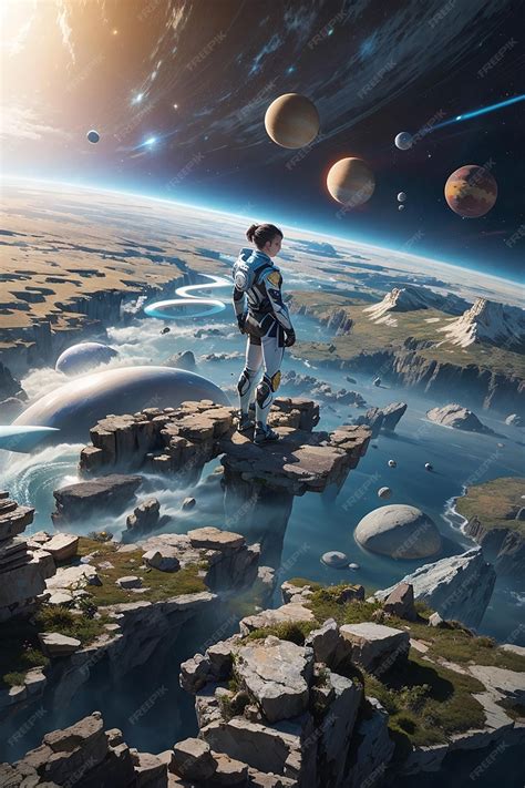 Premium Ai Image Gravity Bending World Builder A Superhuman Reshaping Entire Worlds Through