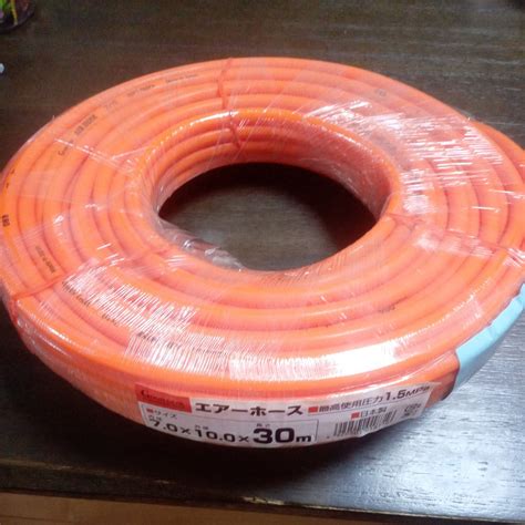 コメリ グッドギア エアーホース 7×10 30m Wp1 5mpa Komeri Good Gear ウレタンホース カプラー付き 送料無料