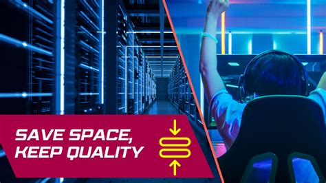 best settings to reduce file size for long recordings