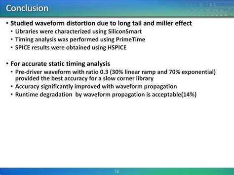 Ppt Timing Analysis With Waveform Propagation Powerpoint Presentation