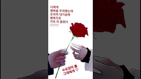 좋은아침 수요일엔 ⚘️빨간장미를 그대에게 Youtube