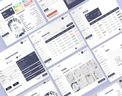 Event Management Web Website Ui Design Projects Photos Videos Logos Illustrations And