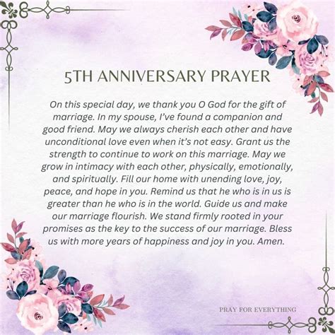 Happy Wedding Anniversary Prayer To A Friend