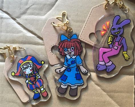 The Amazing Digital Circus Handmade And Fanmade Keychains Hobbies