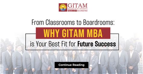 From Classrooms To Boardrooms Why Gitam Mba Is Your Best Fit For