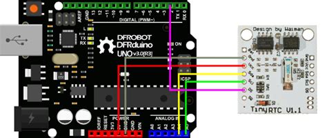 real time clock module ds1307 v1 1 sku dfr0151 dfrobot