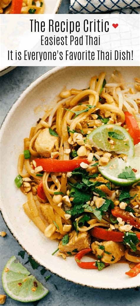 Pad Thai Is A Thai Stir Fry Dish Made With Tender Rice Noodles Cooked