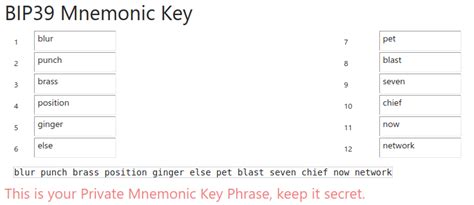 Github Jcalfeebip39 Chooser Hand Pick A Bip39 Mnemonic Phrase