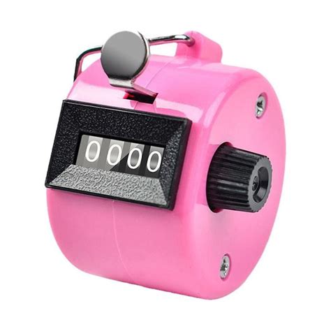 Active Radiance Mechanical Hand Tally Number Counter Click Clicker 4 Digit Counting Manual 1X δ