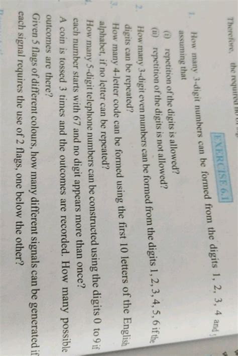 How Many 3 Digit Numbers Can Be Formed From The Digits 1234 And Assumi