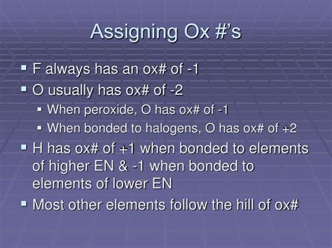 Ppt Oxidation Numbers Powerpoint Presentation Free Download Id4652727