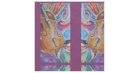 Cello Fabric Zazzle