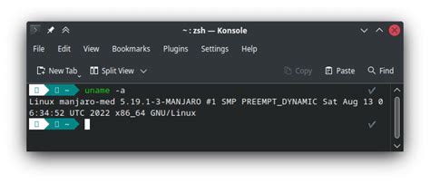 Zsh Konsole Special Characters Manjaro Rkde