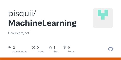 Github Pisquiimachinelearning Group Project