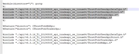 关于使用swig编译ctp测试版本的问题 · Issue 3 · Mayiwebgoctp · Github