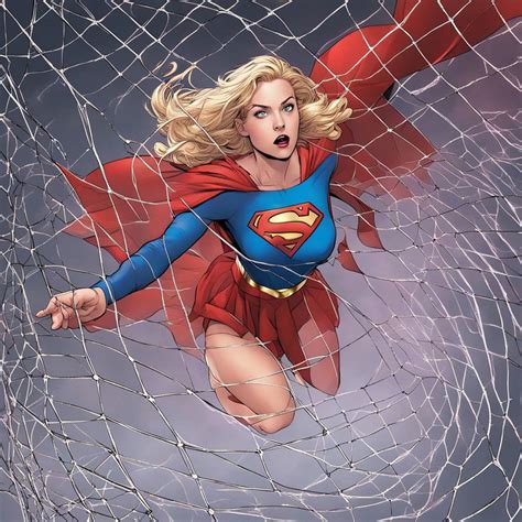 Supergirl Trapped In A Net Part 3 By Sk132 On Deviantart