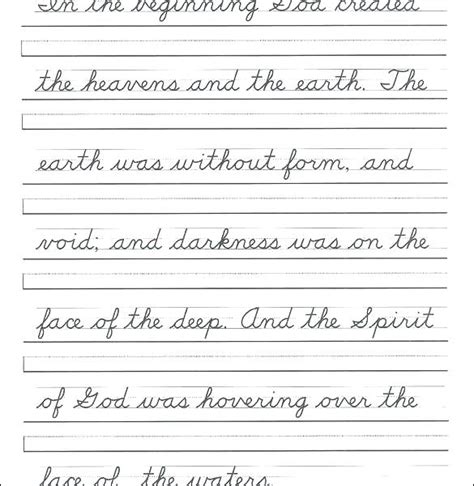 3rd Grade Printable Cursive Writing Worksheets