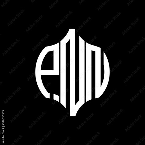 Pnn Letter Logo Pnn Best Black Background Vector Image Pnn Monogram Logo Design For