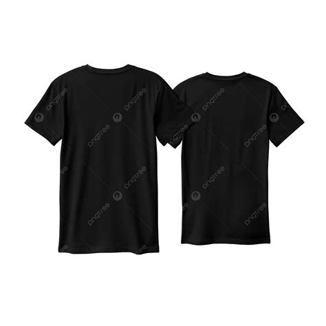 Plain Black Shirt Front And Back T Shirt Premium Kwaliteit Bedrukken