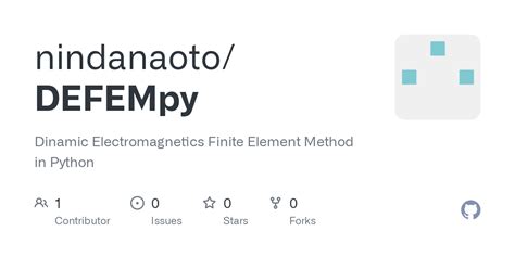 Github Nindanaotodefempy Dinamic Electromagnetics Finite Element