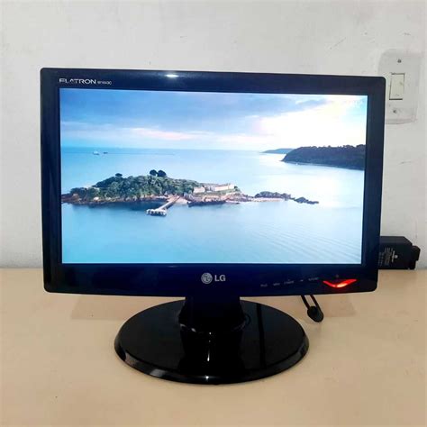 Monitor 16 Polegadas Lg Flatron Lcd W1643c Widescreen Shopee Brasil