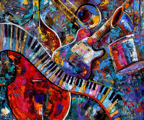 Abstract Art Musical Instruments