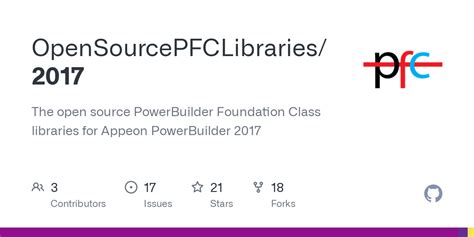 Github Opensourcepfclibraries2017 The Open Source Powerbuilder