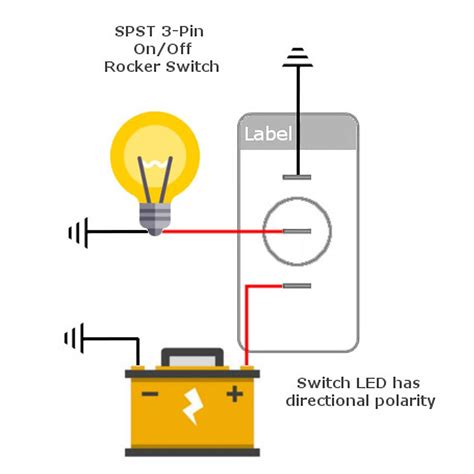 Spst Switch Wiring Metal Toggle Switch 2 Pin Spst