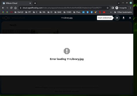 Error Loading  From Photos 20 Album View · Issue 1470
