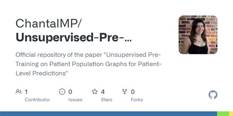 GitHub ChantalMP Unsupervised Pre Training On Patient Population Graphs For Patient Level